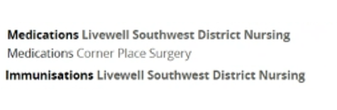 DCCR - Medication Information