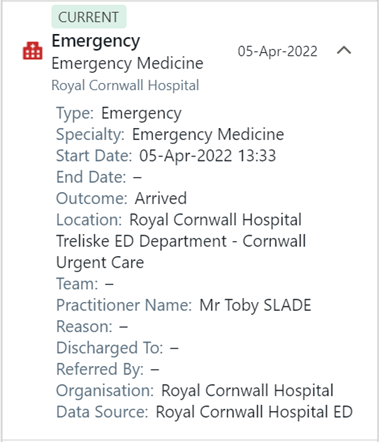 DCCR - Events and Appointments - Print View