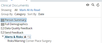 DCCR - GP Held Information