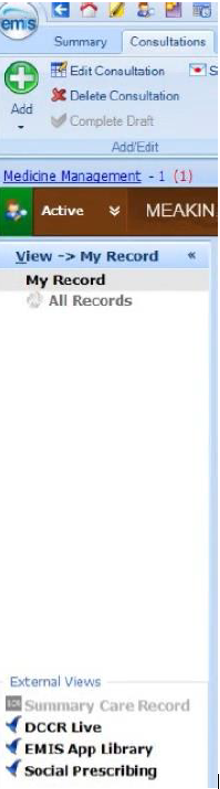 DCCR - EMIS Launch In Context