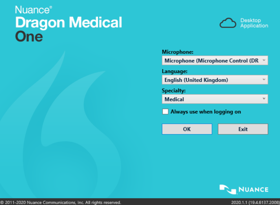 Launching Dragon Medical One