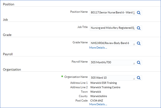 Manager Self Service -Assignment Changes