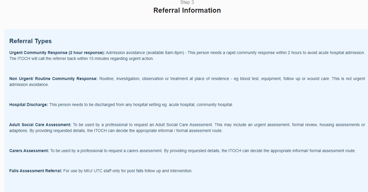 Creating a Web Referral