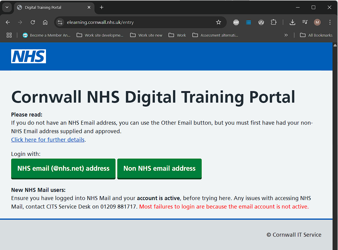 Digital Training Portal (TAS) - Reset my password - Print View