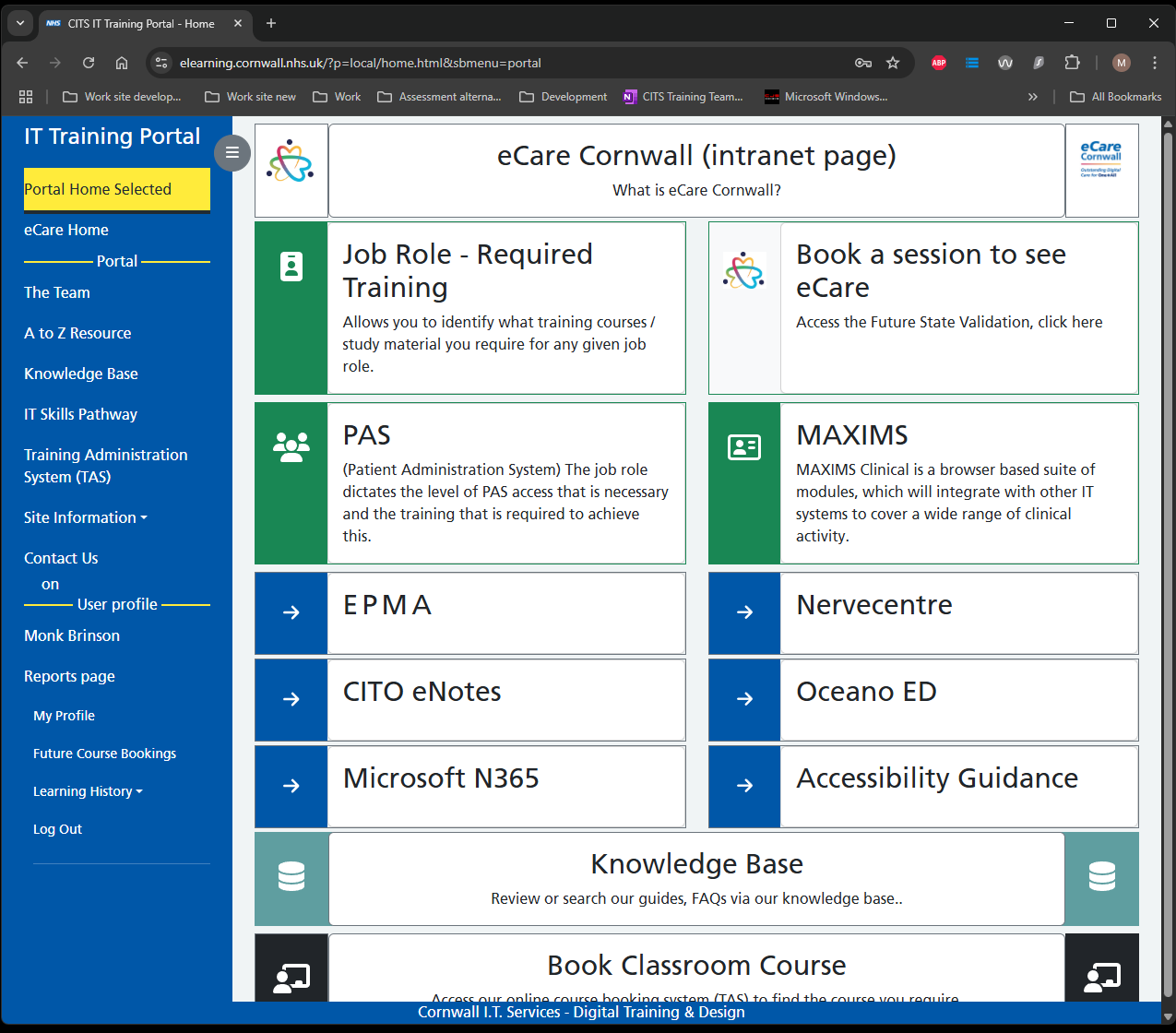 Digital Training Portal (TAS) - How to login - Print View