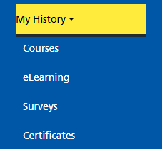 Digital Training Portal (TAS) - View my learning history - Print View